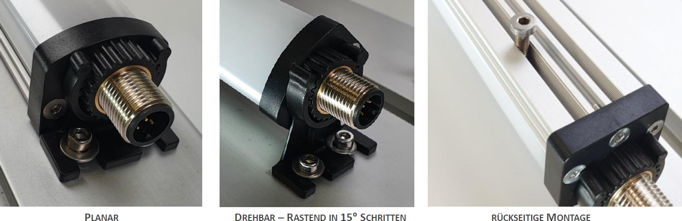 LEANLED II KLAR Maschinen-Aufbauleuchte 8W, 24V DC, Länge 350mm ...