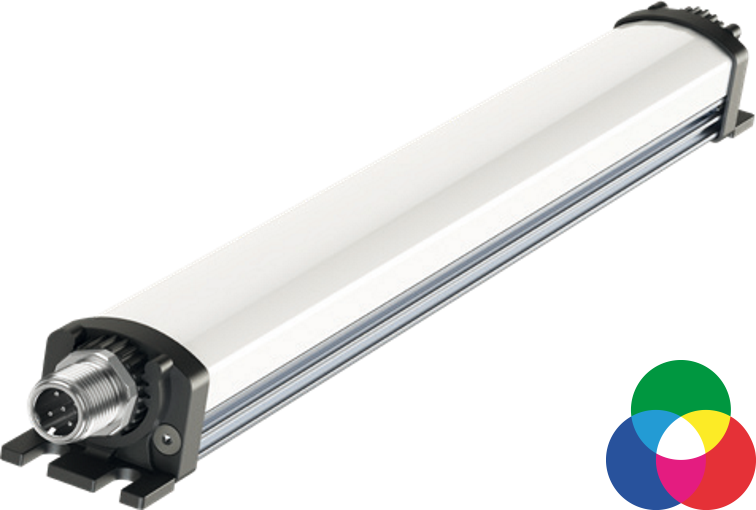 SIGNALED II Signalleuchte Multicolour RGB 3x5,3W, 24V DC, Länge 520mm